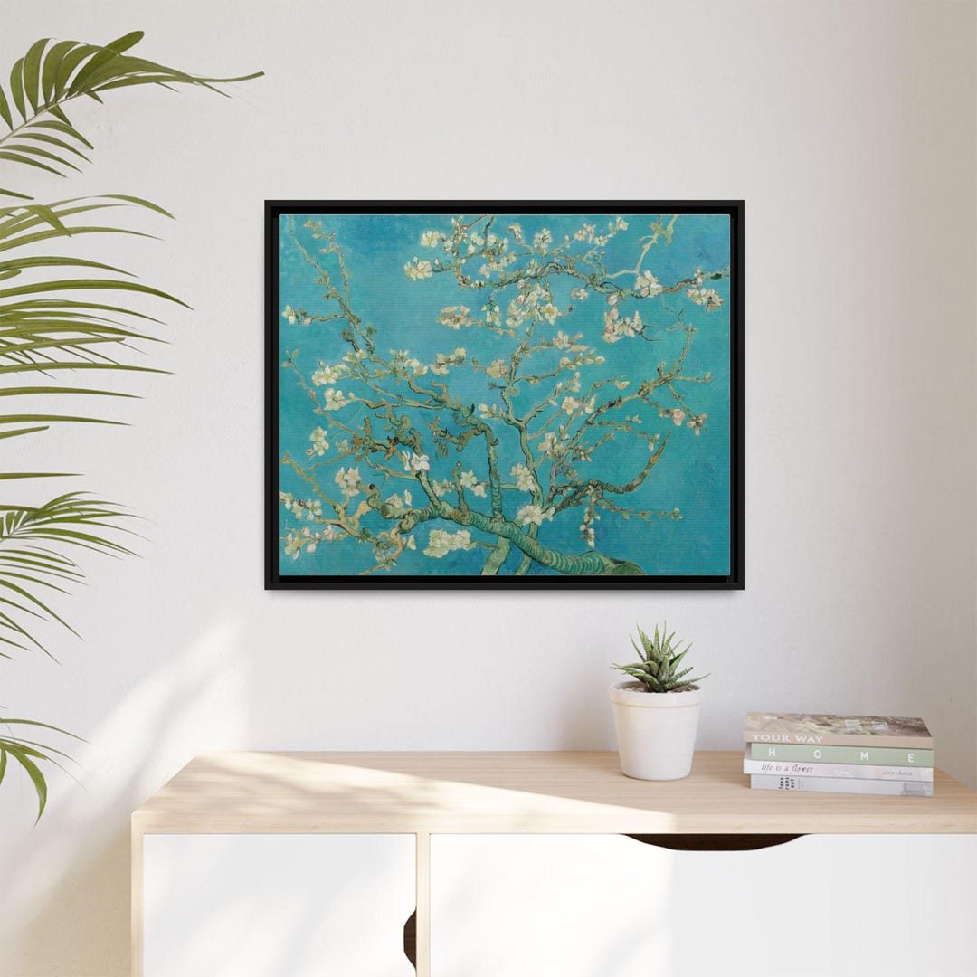 Vincent Van Gogh Cherry Almond Blossoms 1890 Famous Impressionism Oil ...