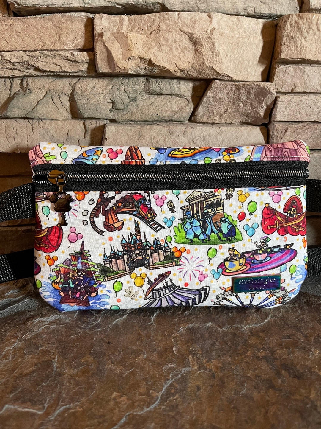 Theme Park Lands and Rides Small Fanny Pack Hip Pack Belt Bag - Etsy