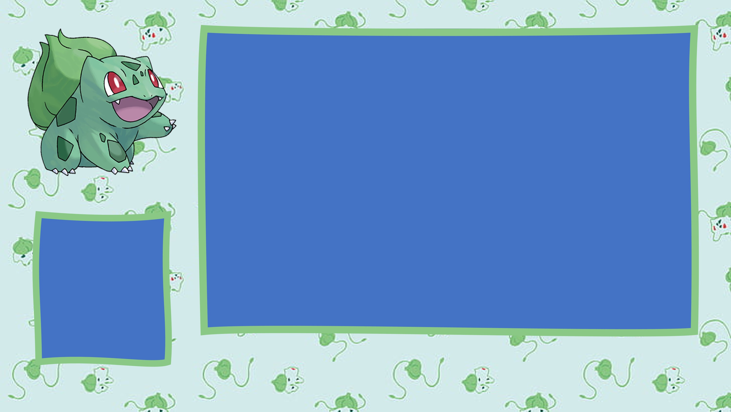 Pokemon Bulbasaur inspiriert Streaming Overlay 2 Frames - Etsy.de
