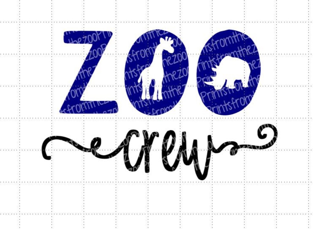 Zoo Crew Svg/cut File Download - Etsy