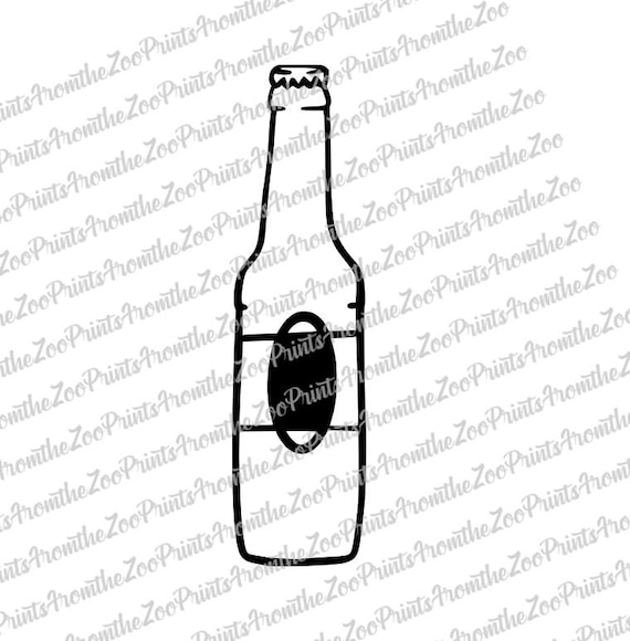 Beer Bottle Svg/cut File Download | Etsy