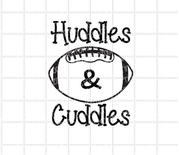 Huddles and Cuddles Football Svg/cut File Download - Etsy