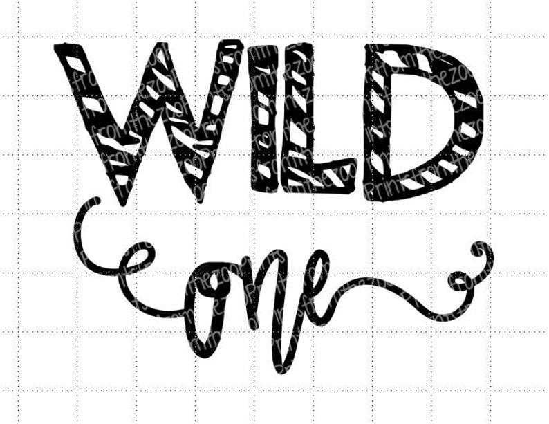 Wild One Svg/cut File Download - Etsy