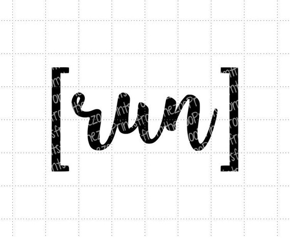 Run Svg/cut File Download | Etsy