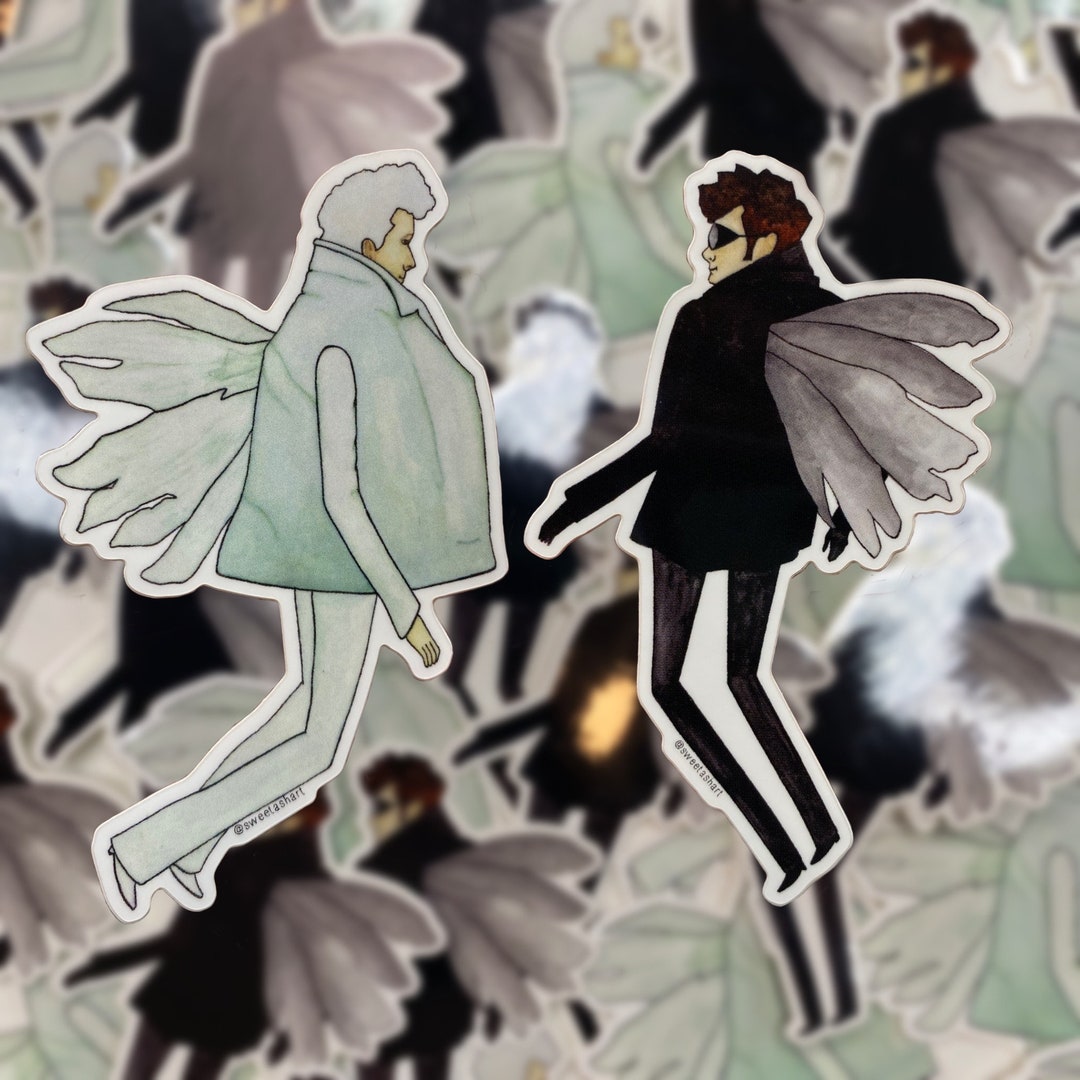 Angel and Demon Stickers - Etsy