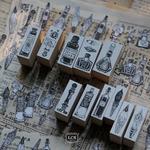 A Letter in a Bottle Stamp - Etsy