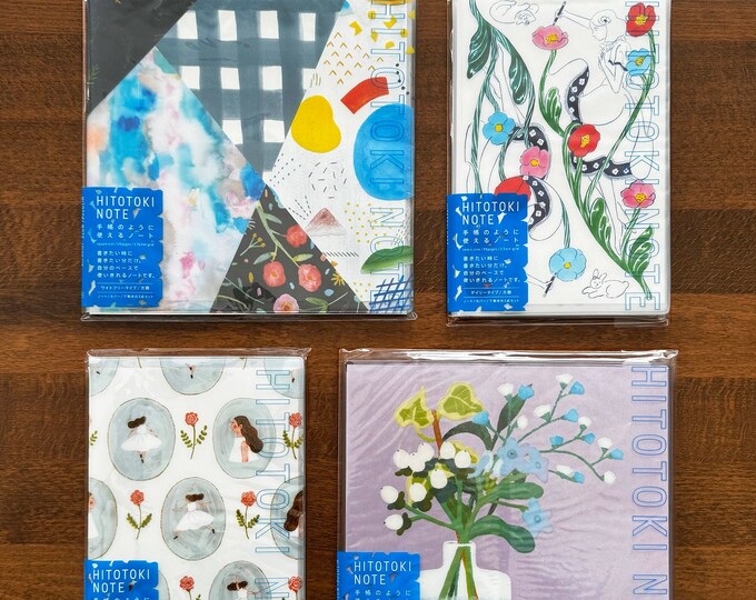 Hitotoki Note Softcover Journal, Undated Grid Rule Journal With Pencil ...