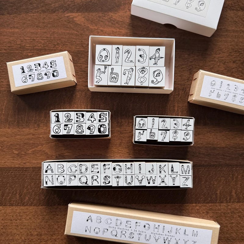 Japanese Letter Stamps - Etsy