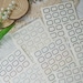 Set of 4 Rectangular Frames Sticker Sheets Set, Wanle Studio, Basic ...