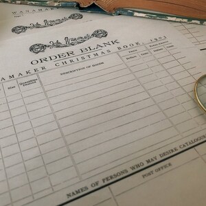 Vintage Order Blanks, 3 Sheets of Ledger Paper, Junk Journal Material ...