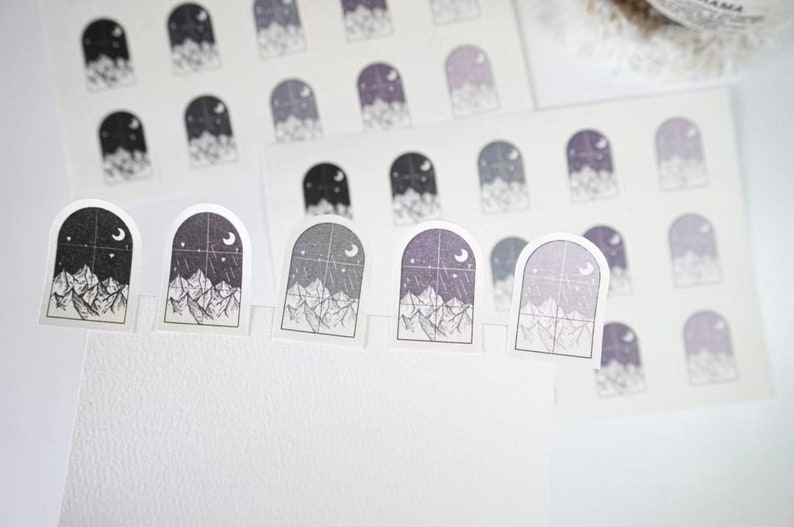 Assorted Planner Stickers Sheet, Jennyuanzi Original Design Stickers ...