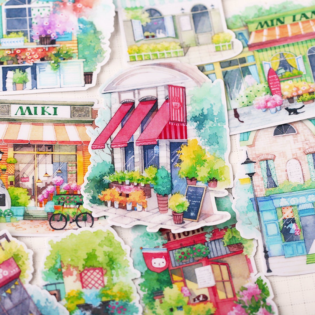 Boutique Shop Sticker Pack, Bohemian Storefront Sticker Sack, Planner ...