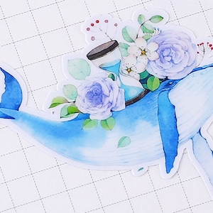 Whale Sticker Pack, Whale Dreams Vinyl Stickers, Laptop Stickers ...