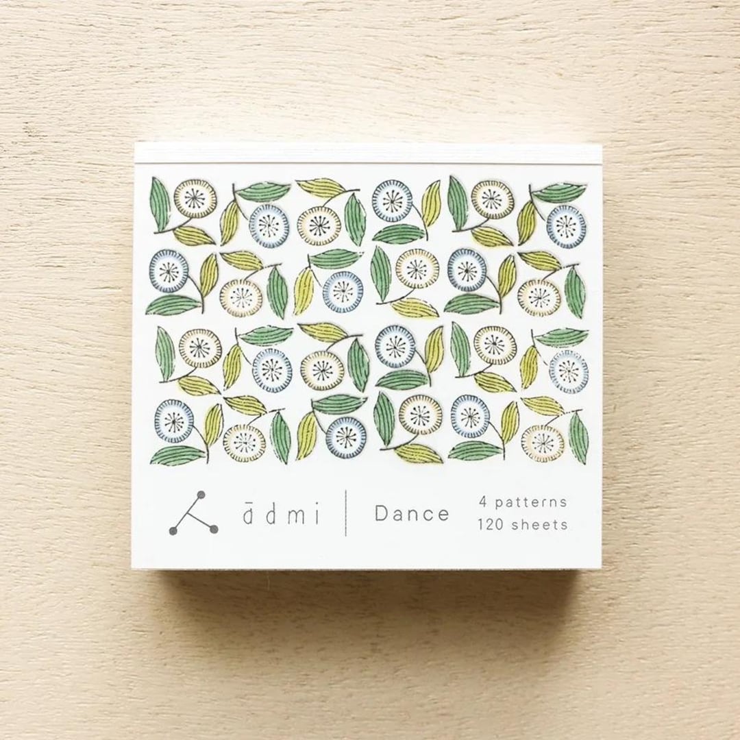 120PCS Dance Memo Block, Cozyca Notepad, Flower Textile Print, Floral ...