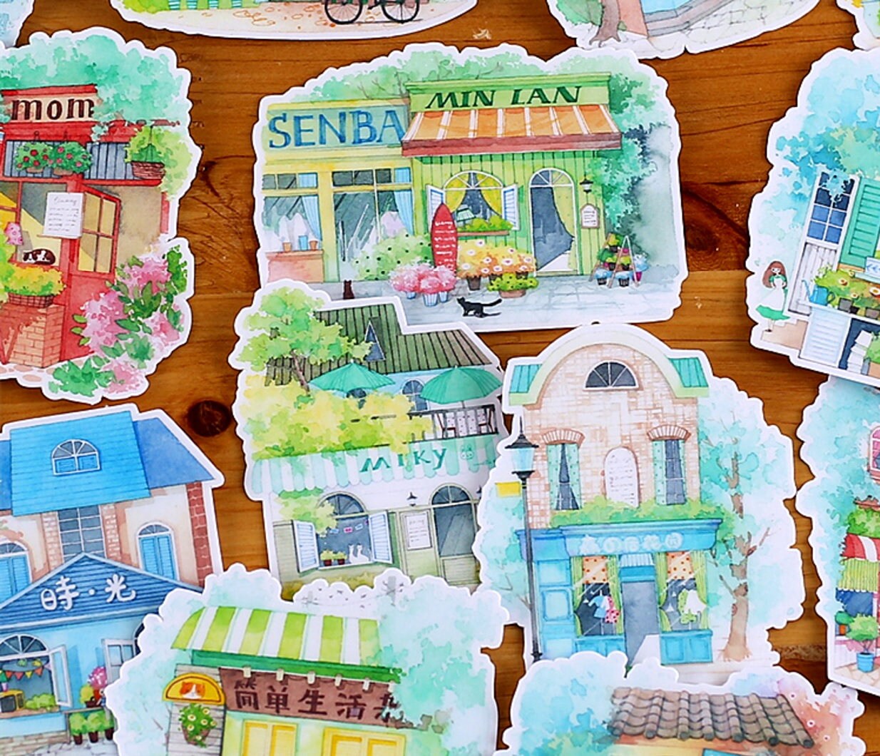 Boutique Shop Sticker Pack, Bohemian Storefront Sticker Sack, Planner ...