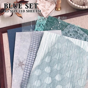 Mixed Paper Pack, Assorted Color Cotton, Crepe, Mulberry, Lace, Tissue ...