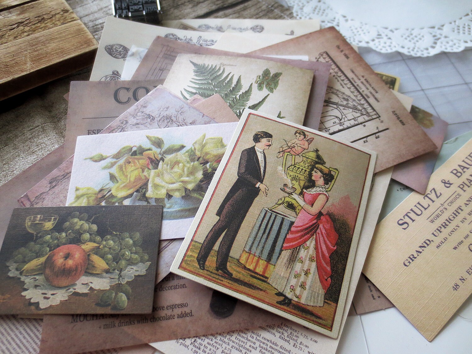 58PCS Journaling Cards Vintage Collection 3 Paper Pack | Etsy