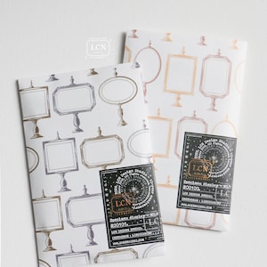 Specimen Display Rubber Stamps Set, LCN Design Studio, Red Rubber ...