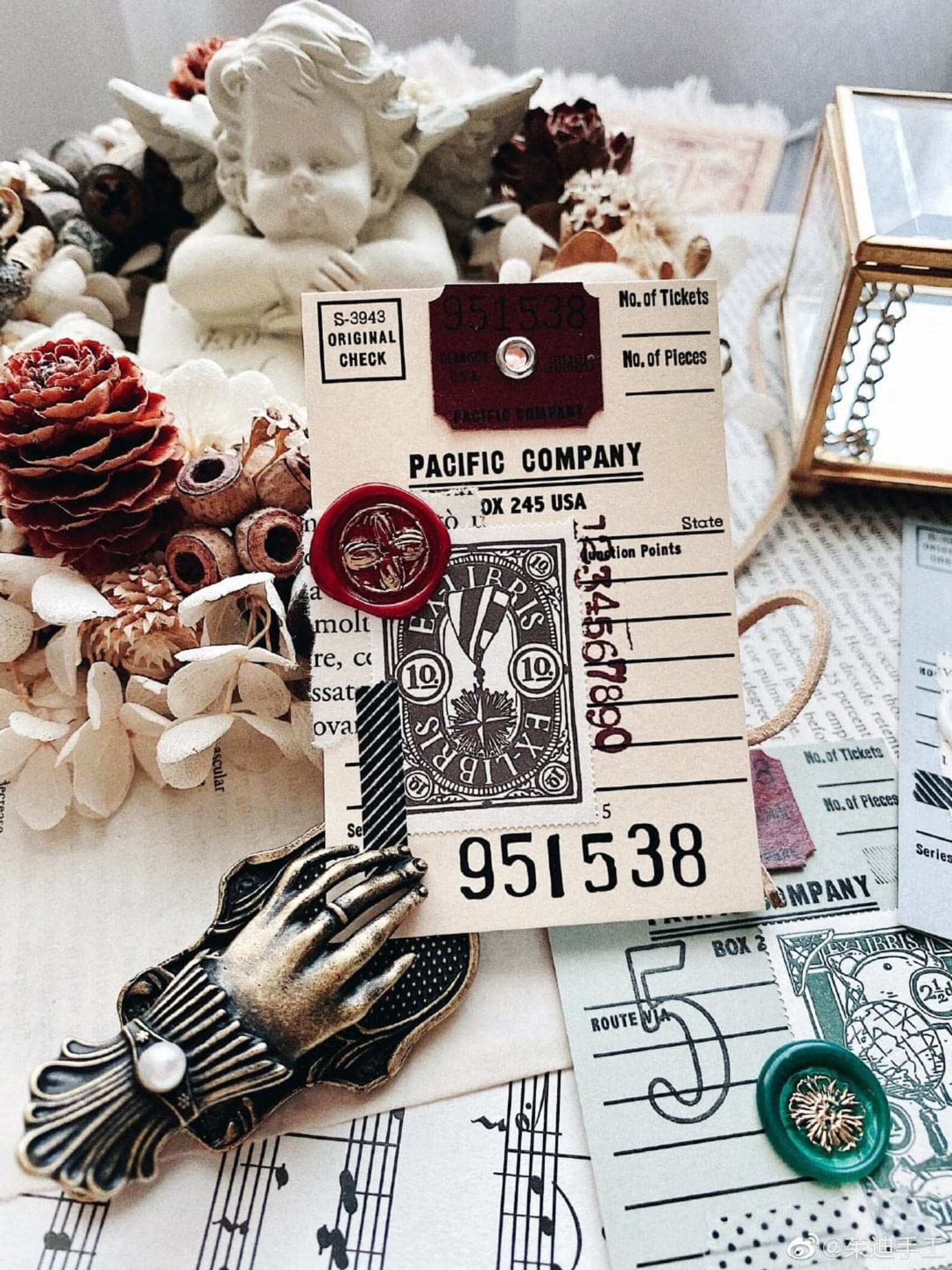 3PCS Train Ticket Stubs, Vintage Transit Tags, Ephemera, Scrapbooking ...