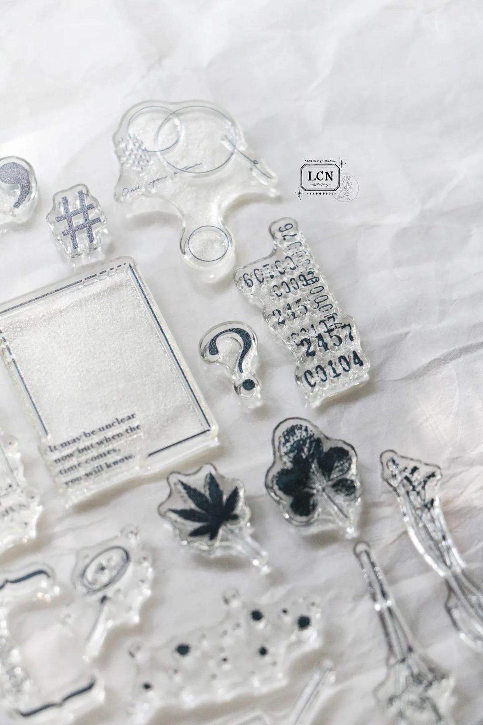 Sentence Acrylic Cling Stamps Set, LCN Design Studio, Words and Poems ...