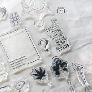 Sentence Acrylic Cling Stamps Set, LCN Design Studio, Words and Poems ...