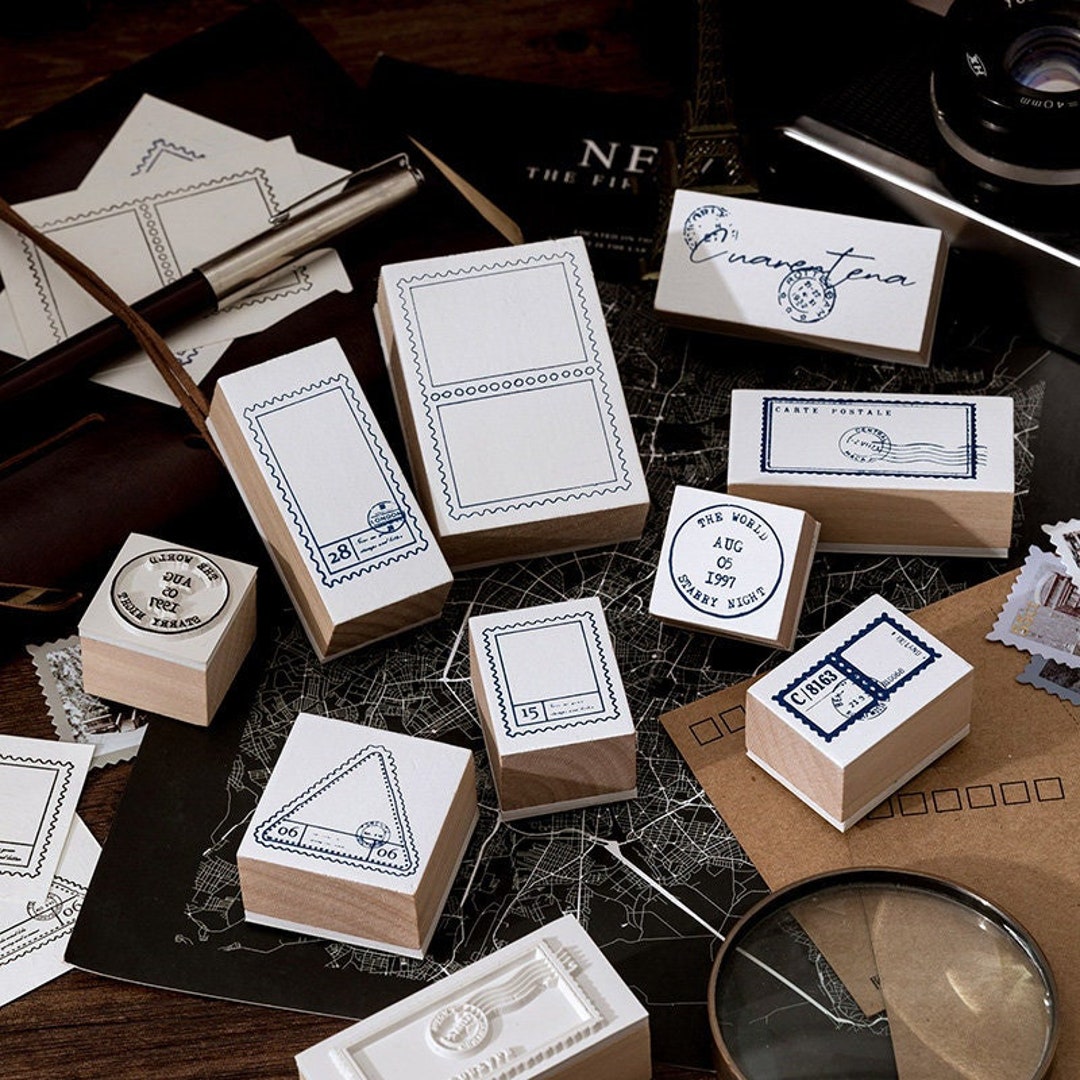 Philatelic Museum Wooden Stamps, Blank Stamp Frame, Stamp Collector ...