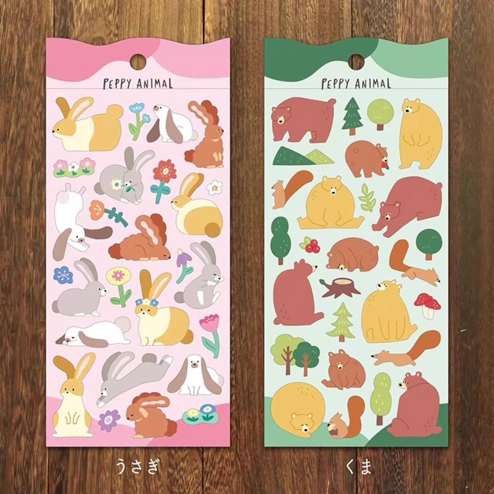 Mind Wave Peppy Animals Series Sticker Sheets, Cats, Dogs, Rabbits ...