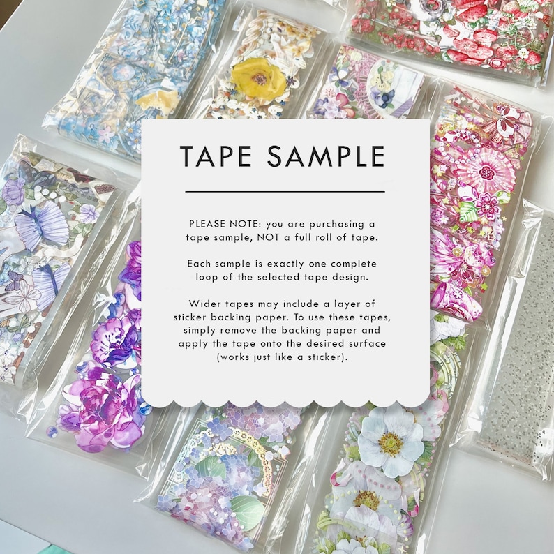 TAPE SAMPLE Freckles Tea Bell Flowers Masking Tape Lily of - Etsy