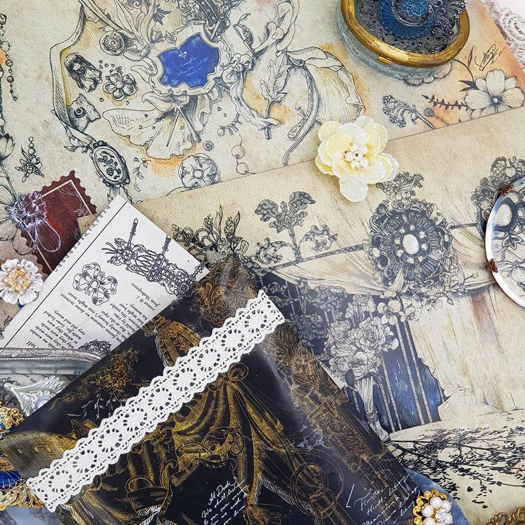 A4 Wrapping Paper, Chateau De Sable Series Double Sided Paper, Saleign ...