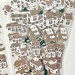 Cat House Stickers Sheet, Green Leaf Emboss, Mewmewbeam Kiss-cut ...