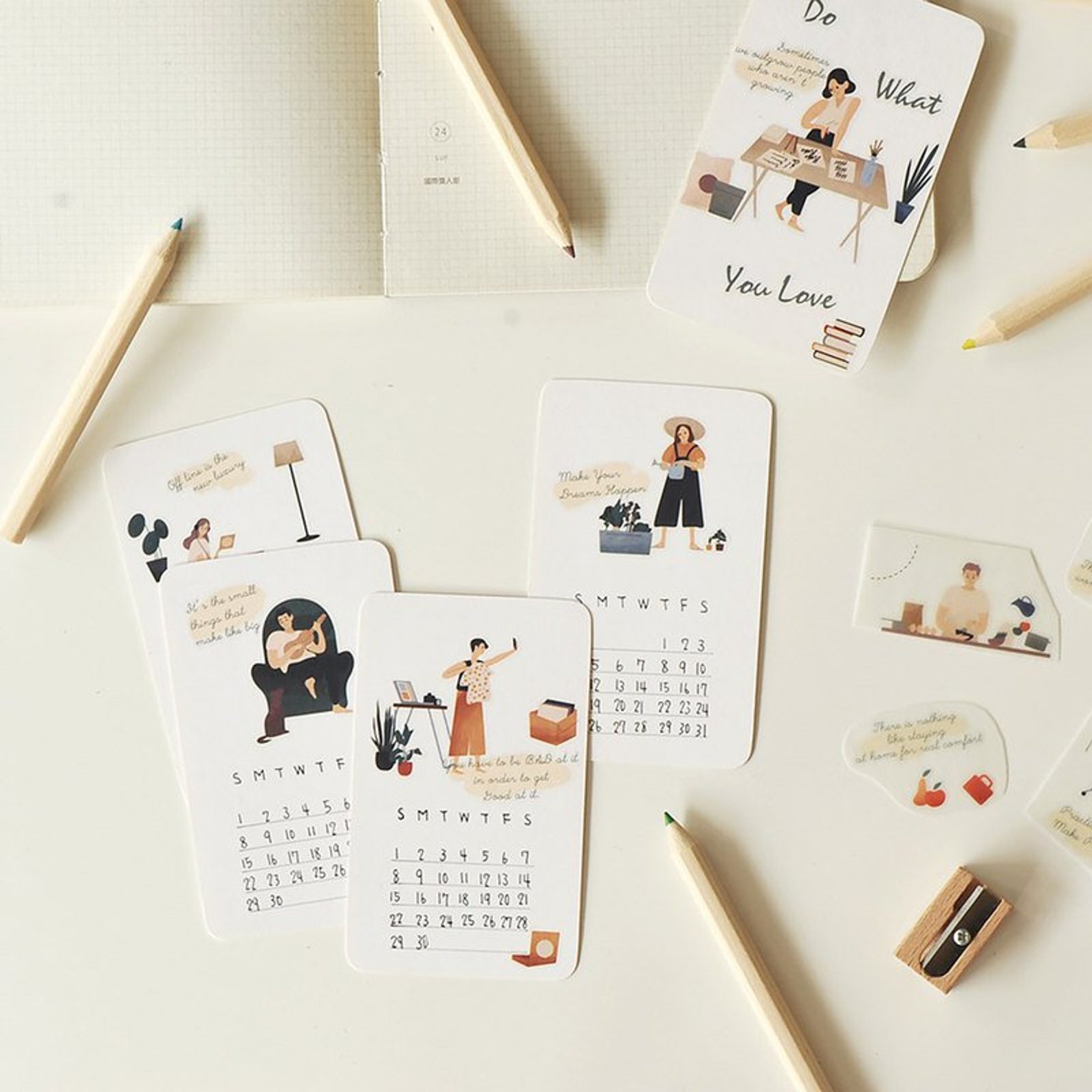 MU Lifestyle Print on Stickers 080 Work and Leisure Rub on - Etsy