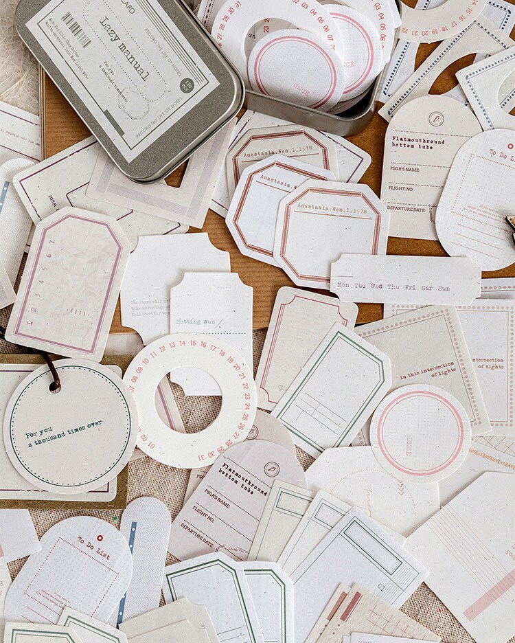 Vintage Projector Slide Themed Labels Tin Box Package - Etsy