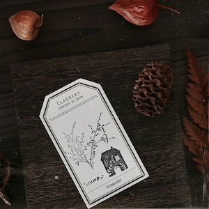 Little House Rubber Stamps, Flower House Wooden Stamp, Cottage Home ...