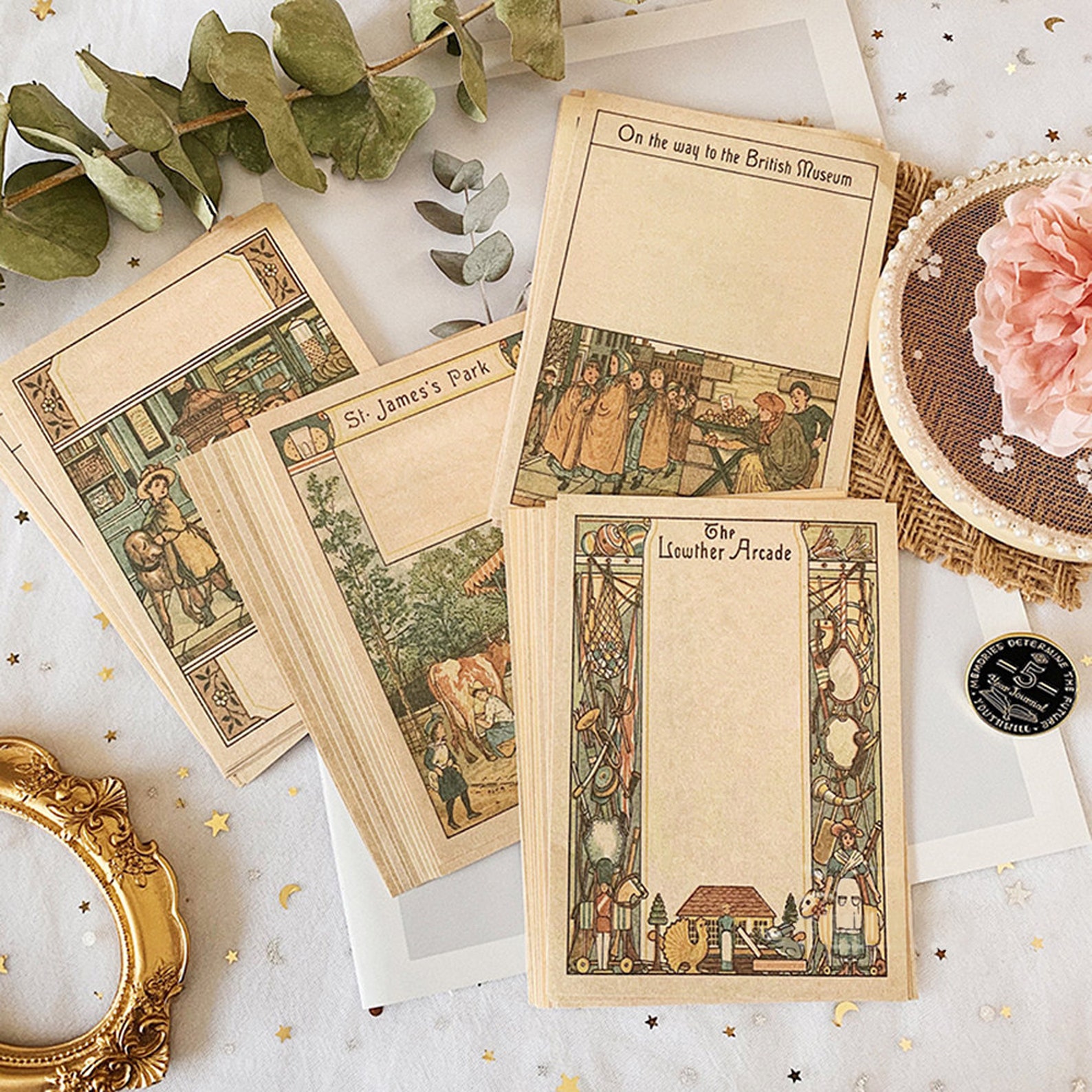 Medieval Art Themed Memo Paper the Middle Ages Collage Paper - Etsy UK