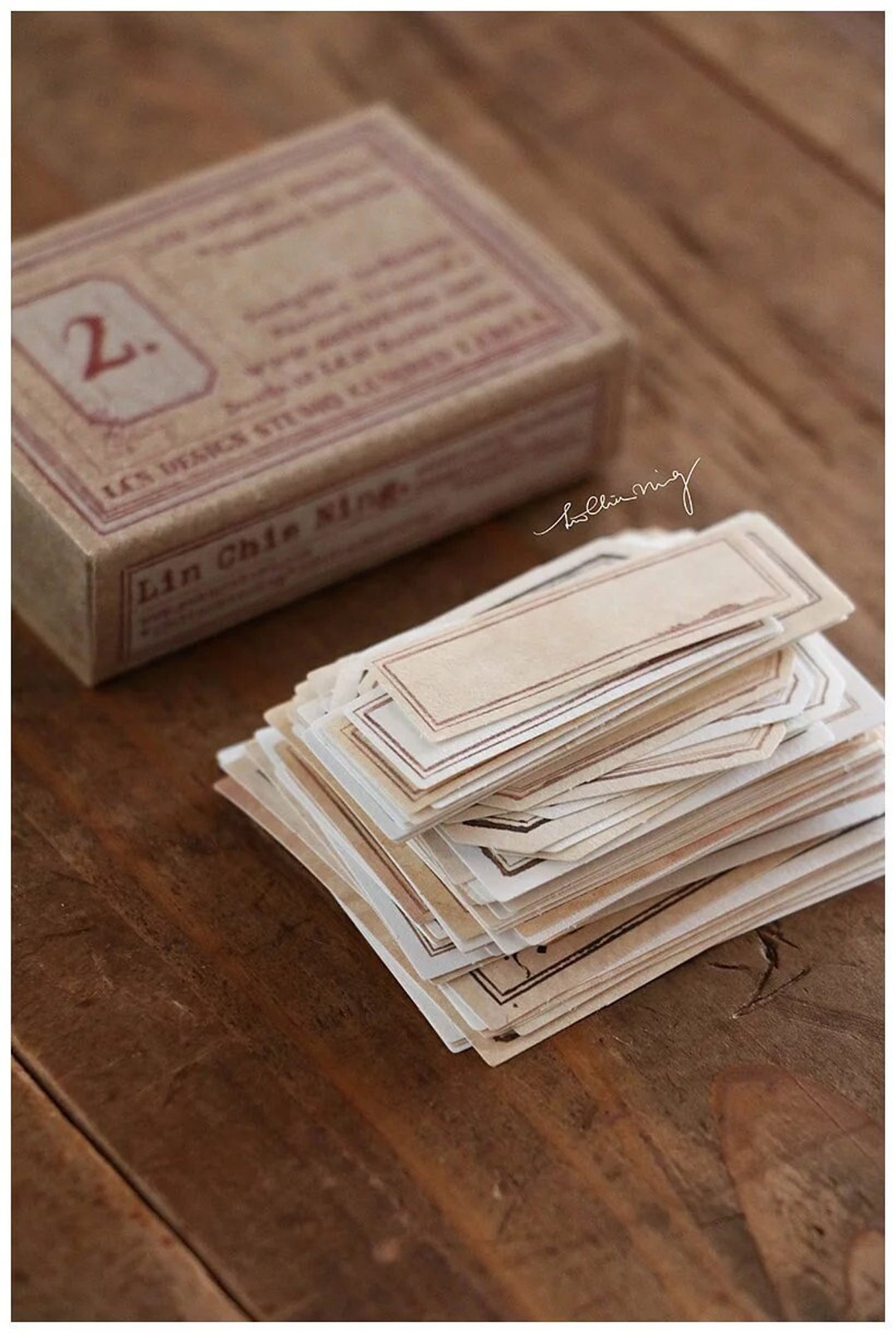 Specimen Labels Box Set 2, Gummed Label, Lin Chia Ning, Vintage Journal ...