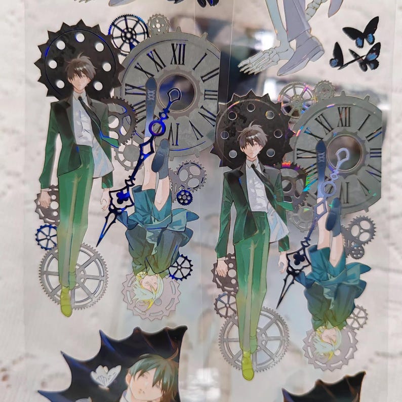Chasing Shadows Masking Tape, Boys Illustration Washi and Holograph PET ...