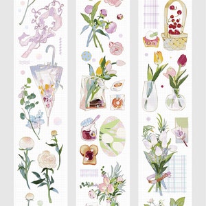 Mia's Spring Day Washi and Clear Tape, Talkness Studio Original ...