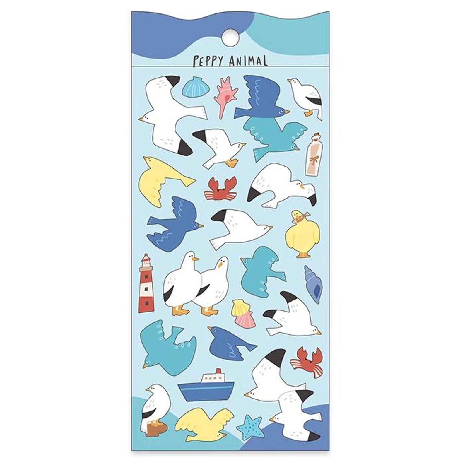 Mind Wave Peppy Animals Series Sticker Sheets, Cats, Dogs, Rabbits ...