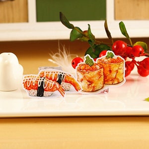 Sushi Sticker Pack, Food Planner Stickers, Japanese Food Stickers, Fish ...