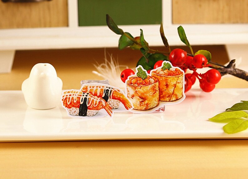 Sushi Sticker Pack Food Planner Stickers Japanese Food - Etsy