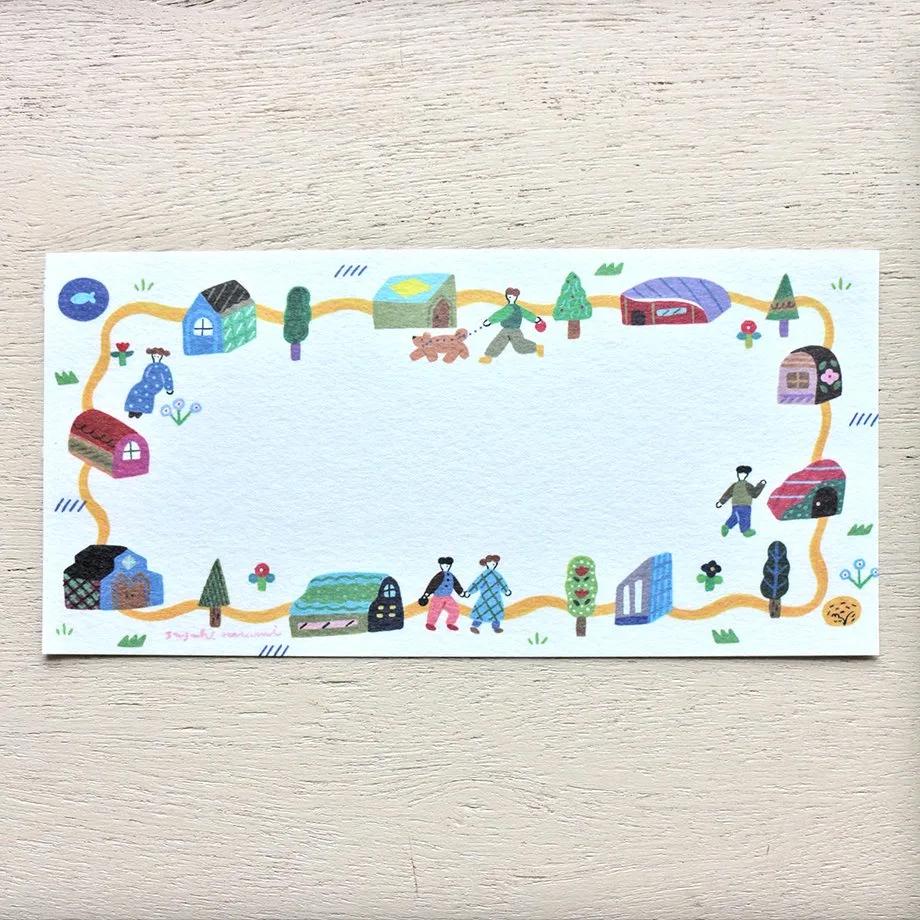 City Life Ippitsusen Memo Paper Pad, Cozyca, Daily Life, Neighborhood ...