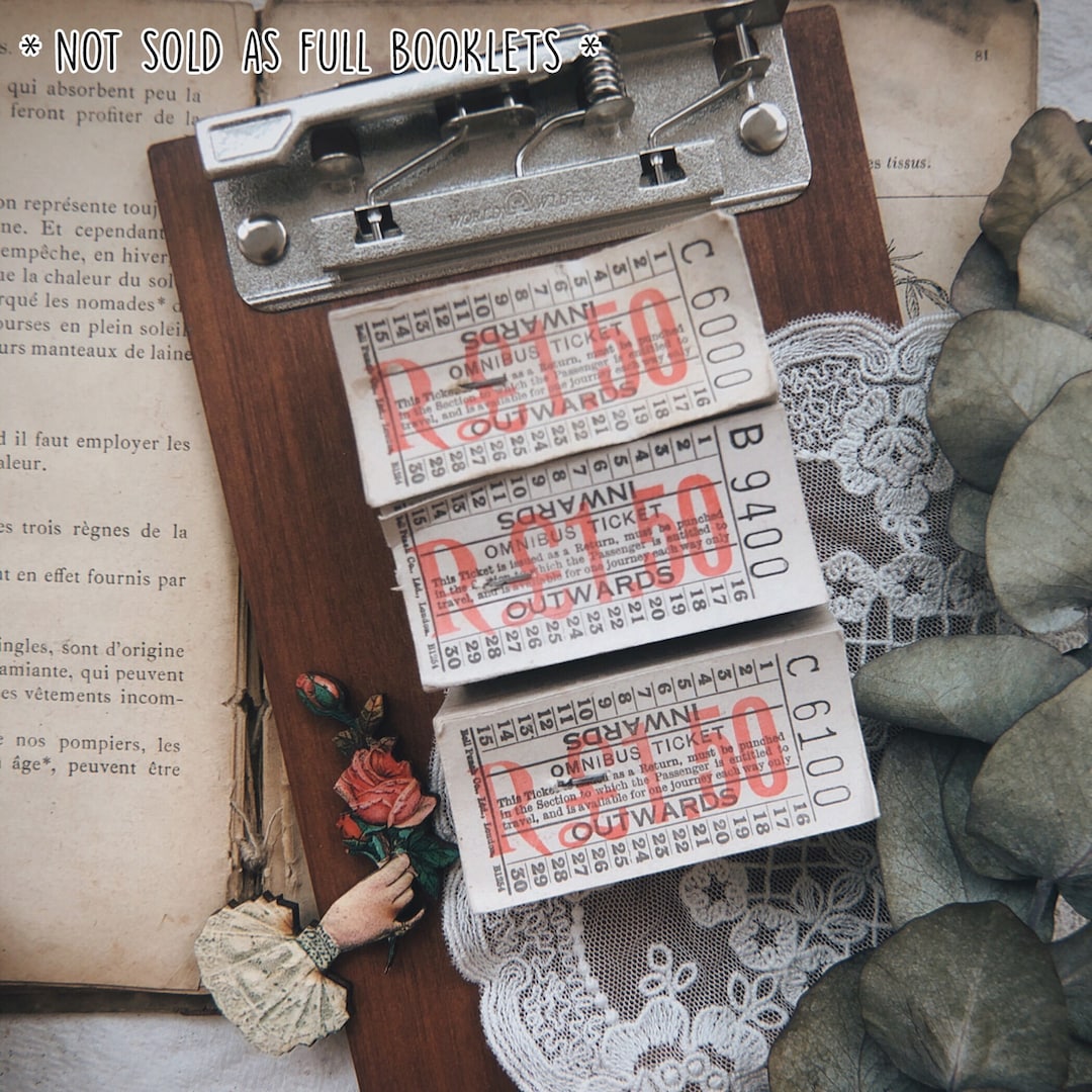 Single Ticket or Multiple Tickets Set, Ephemera, U.K. Transportation ...