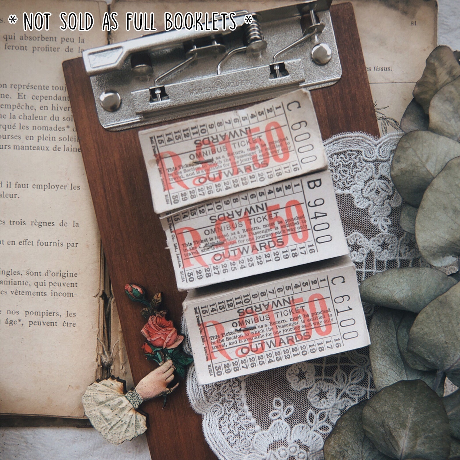 Single Ticket or Multiple Tickets Set, Ephemera, U.K. Transportation ...