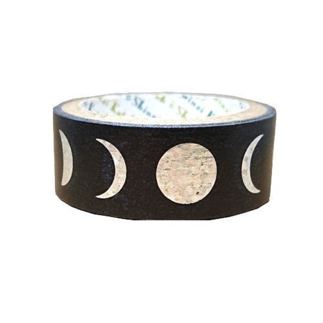 Moon Phases Holographic Masking Tape, Shinzi Katoh, Lunar Eclipse, Space Themed Masking Tape for ...