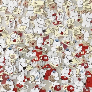 Postman Stickers Sheet, Cat Post Office, Mewmewbeam Kiss-cut Sticker ...