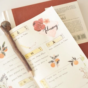 MU Lifestyle Print on Stickers 070, Watercolor Flowers and Berries Rub ...