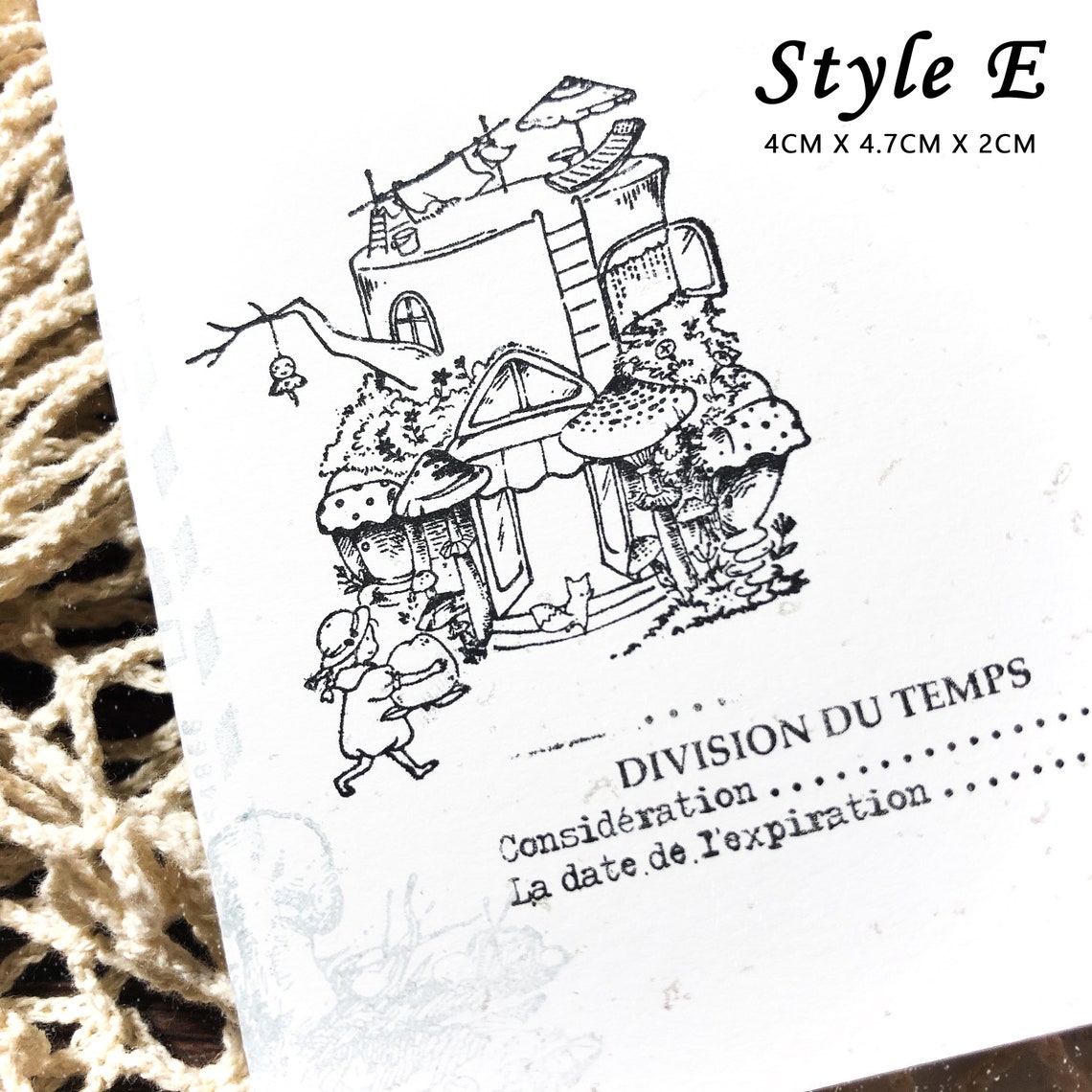 Fairy Tale Ligneous Stamp Once Upon a Time Series Rubber - Etsy