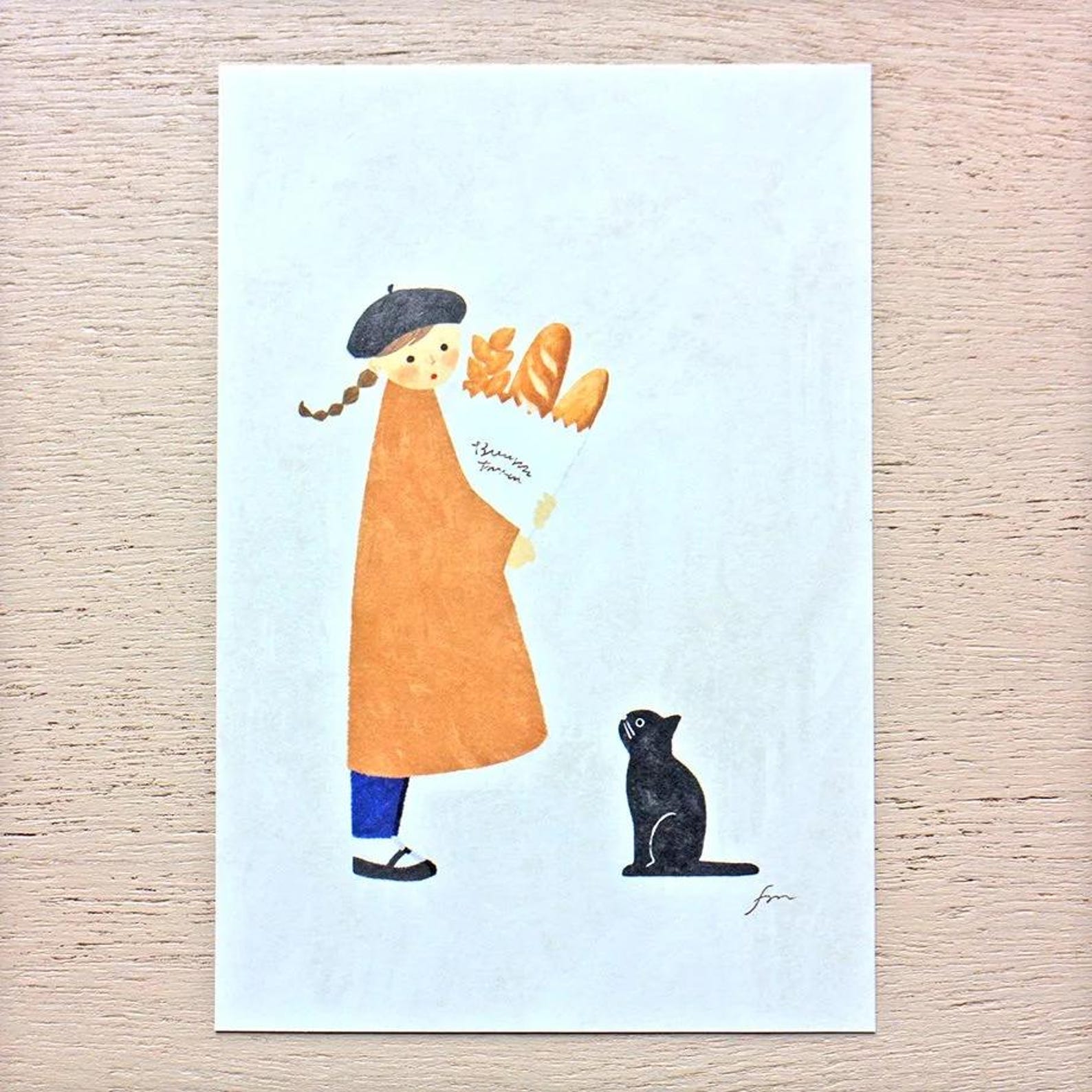 Meow Writing Paper Pad, Cozyca, Midori Asano Illustration Postcards ...