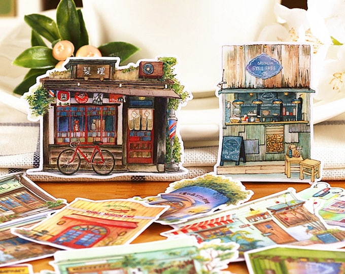 Boutique Shop Pack, Bohemian Storefront Sticker Sack, Planner, Sticker ...