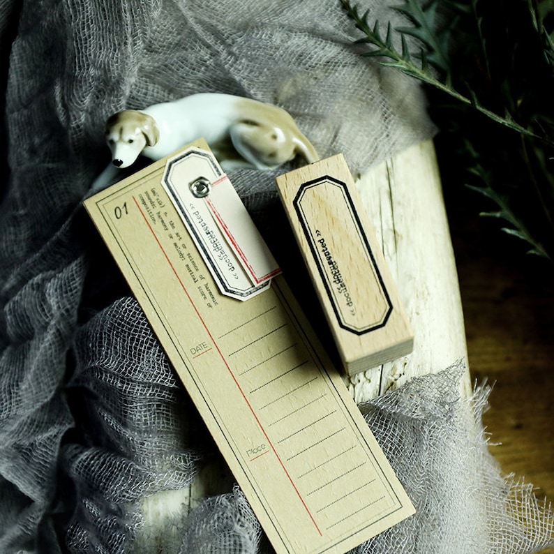 Analog Documentation Wooden Stamps, Documented Ligneous Stamp, Specimen ...